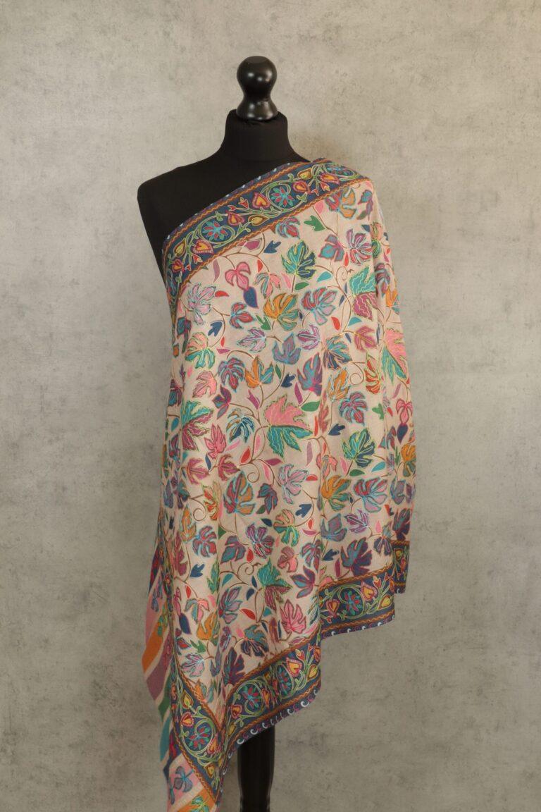Royal Shawl Royal Crest Handwoven Embroidered